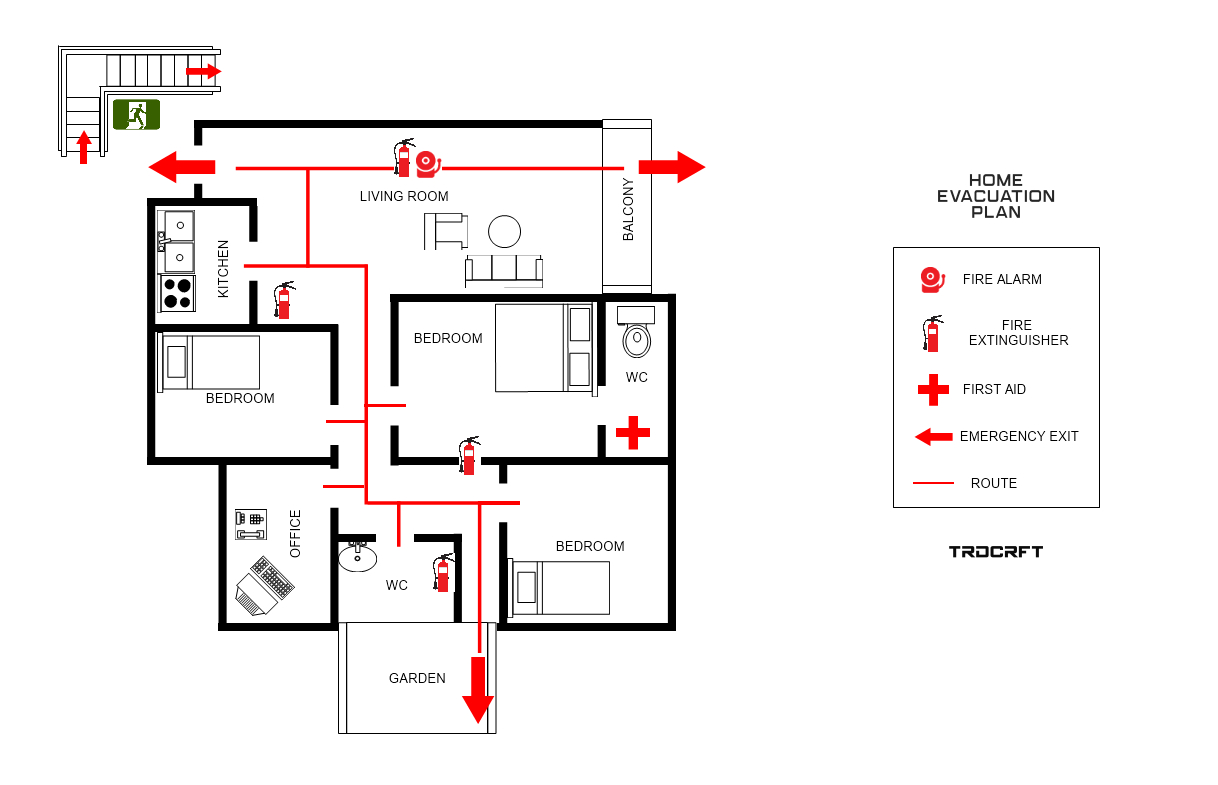 The Home Evacuation Plan | TRDCRFT